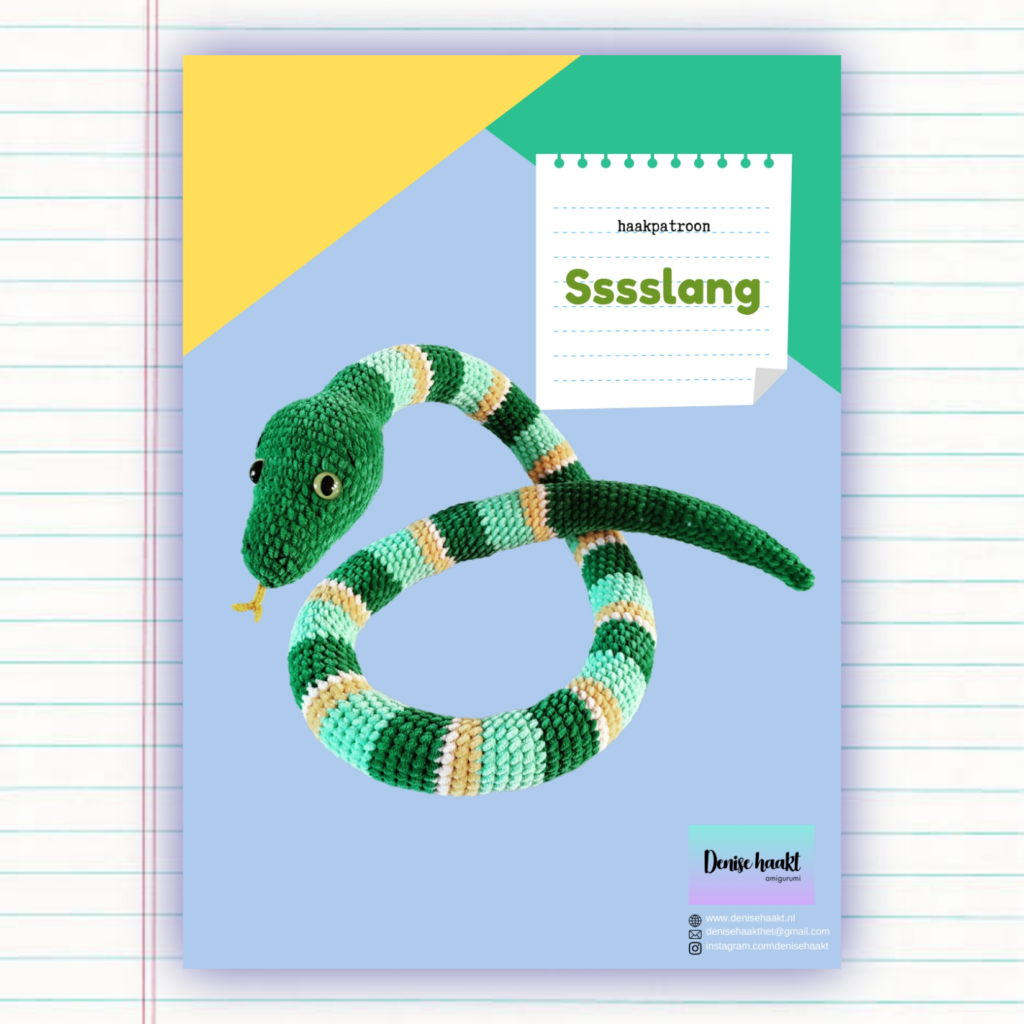 haakpatroon sssslang - Denise haakt